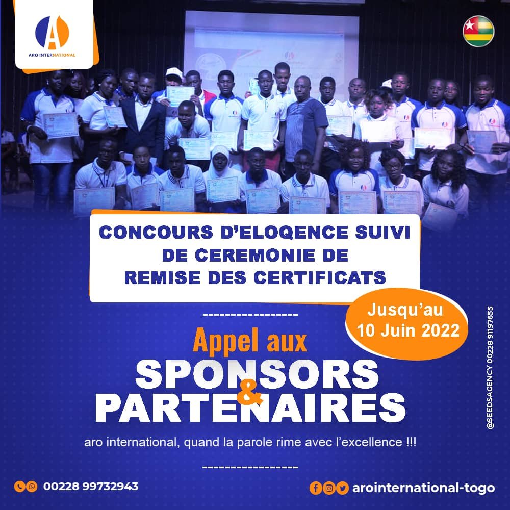 ARO INTERNATIONAL : L’école par excellence de l’Art oratoire annonce ...