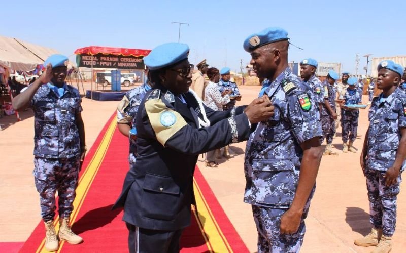 MINUSMA : 140 casques bleus togolais récompensés - Gnatepe