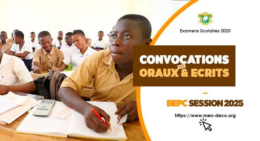 BEPC 2025 Côte d’Ivoire : Comment imprimer votre convocation aux ...